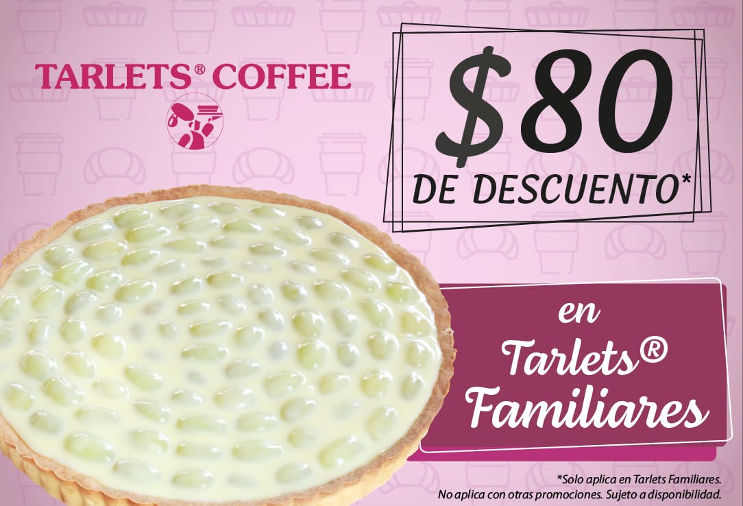 Cuponerapp - Cupones para Tarlets Coffee en puebla