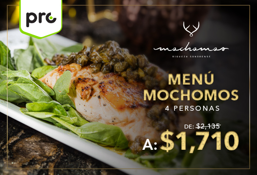 Cuponerapp - Menú Mochomos 4 personas $1,710 en Mochomos Puebla