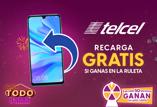 Cuponerapp - Recarga Telcel gratis en Recargas Telcel