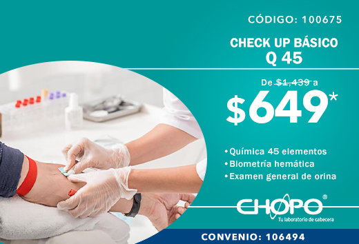 Cuponerapp - Check-up básico Q45 de $1,439 a $649 en Laboratorio Médico ...