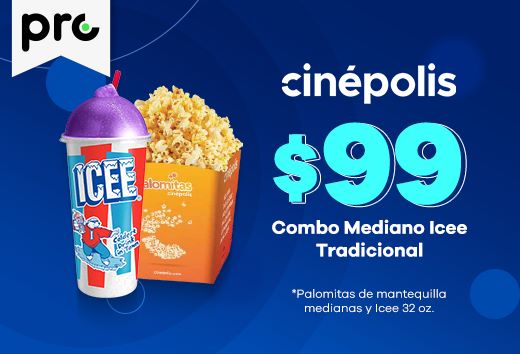 Cuponerapp - Combo Icee $99 en Cinépolis (Nacional)