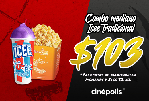 Cuponerapp - Combo Icee por $103 en Cinépolis (Nacional)