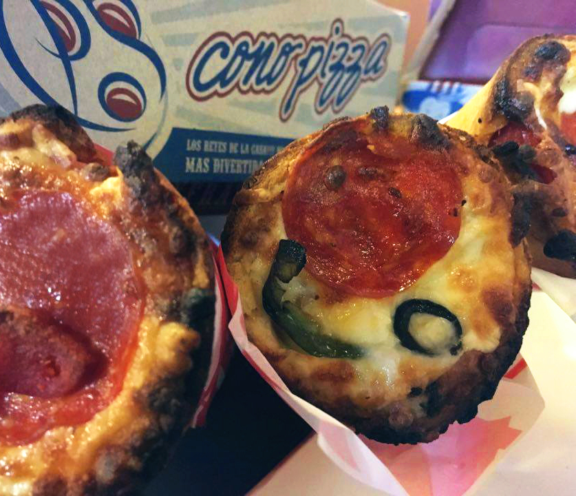 Pizza en cono: perfección absoluta - Mexiconoce